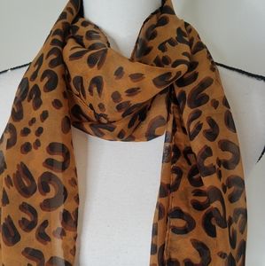 Accessories | Animal Print Scarf Cheetah 14x62 | Poshmark